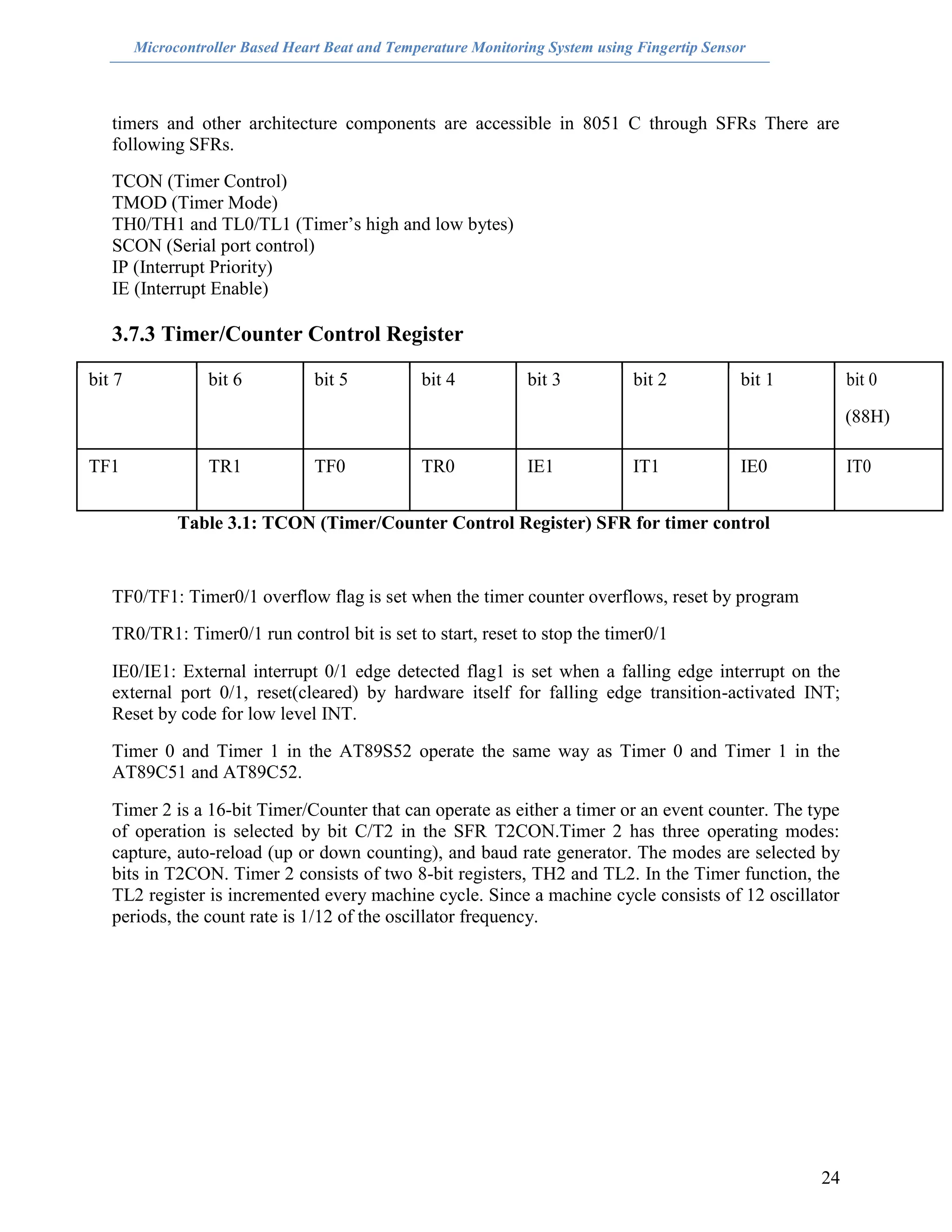 Microcontroller Based Heart Beat and Temperature Monitoring System ...