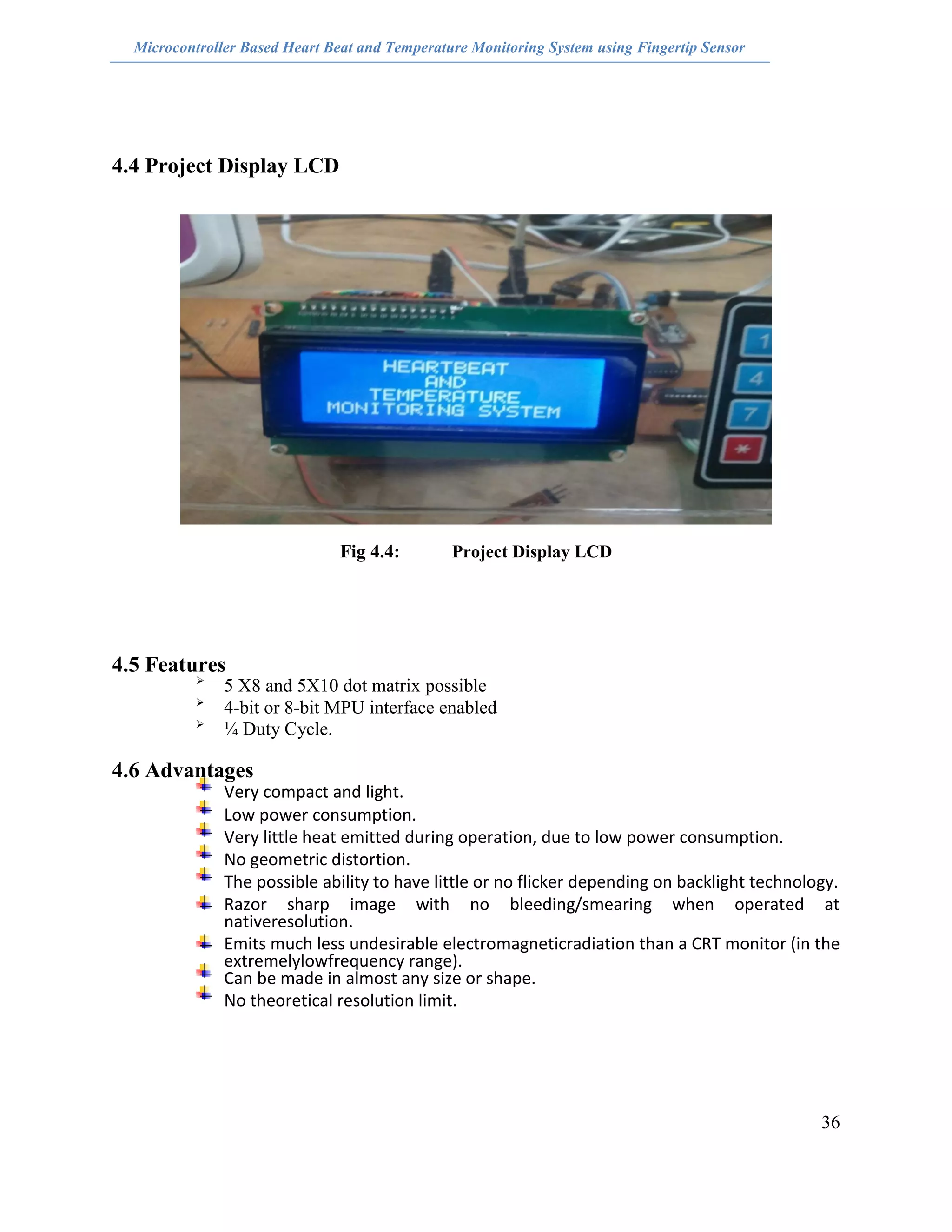 Microcontroller Based Heart Beat And Temperature Monitoring System Using Fingertip Sensor Pdf