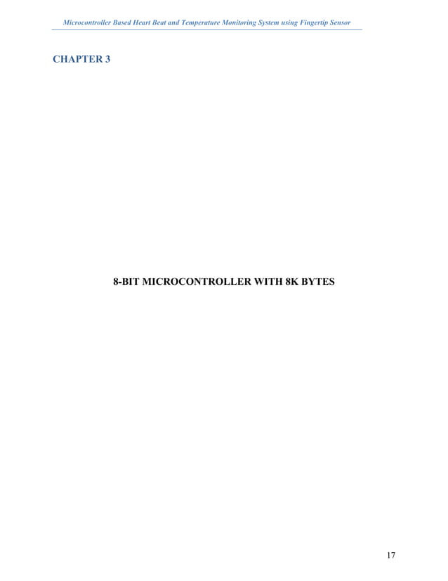 Microcontroller Based Heart Beat and Temperature Monitoring System ...