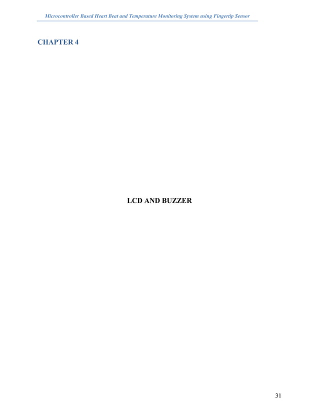 Microcontroller Based Heart Beat and Temperature Monitoring System ...