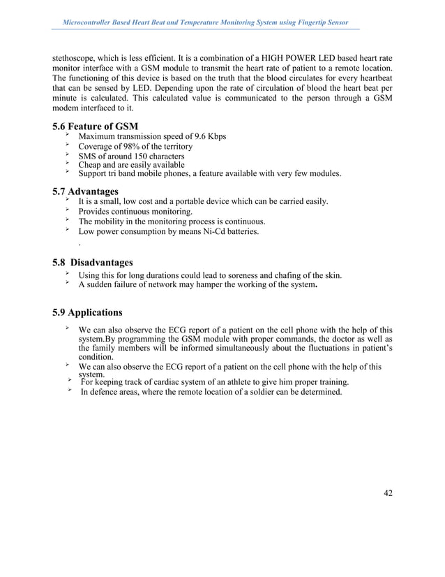 Microcontroller Based Heart Beat and Temperature Monitoring System ...