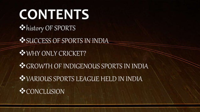 Resurgence of indigenous sports | PPTX
