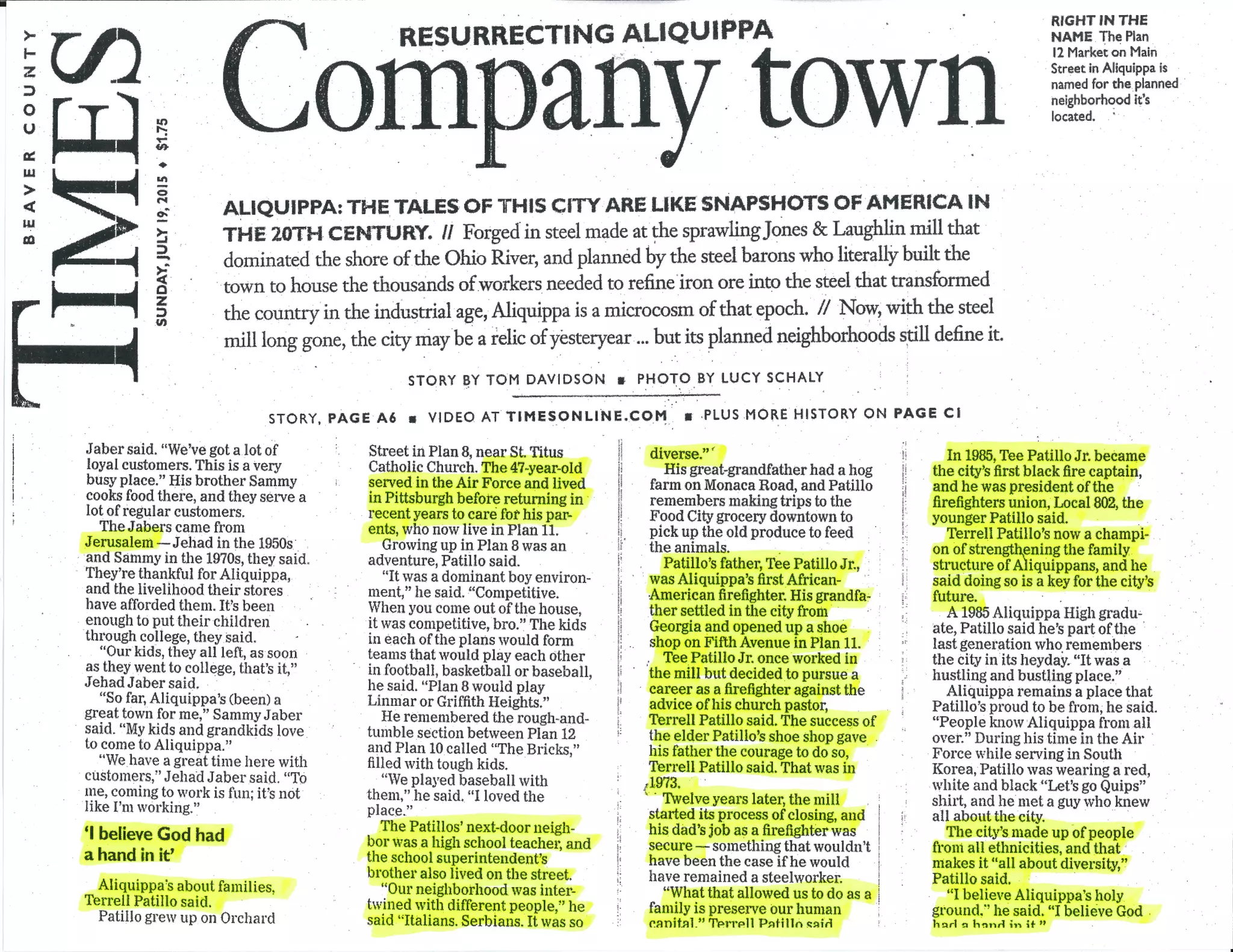 Beaver County Times writes about Trinity Kings World Leadership(Patillo ...