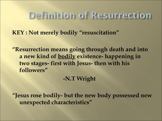 Resurrect Definition