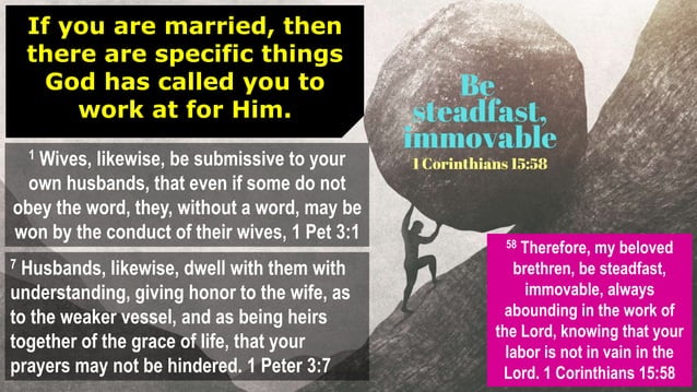 Resurrection 1 Cor 15 58, study of our victory in Christ | PPTX