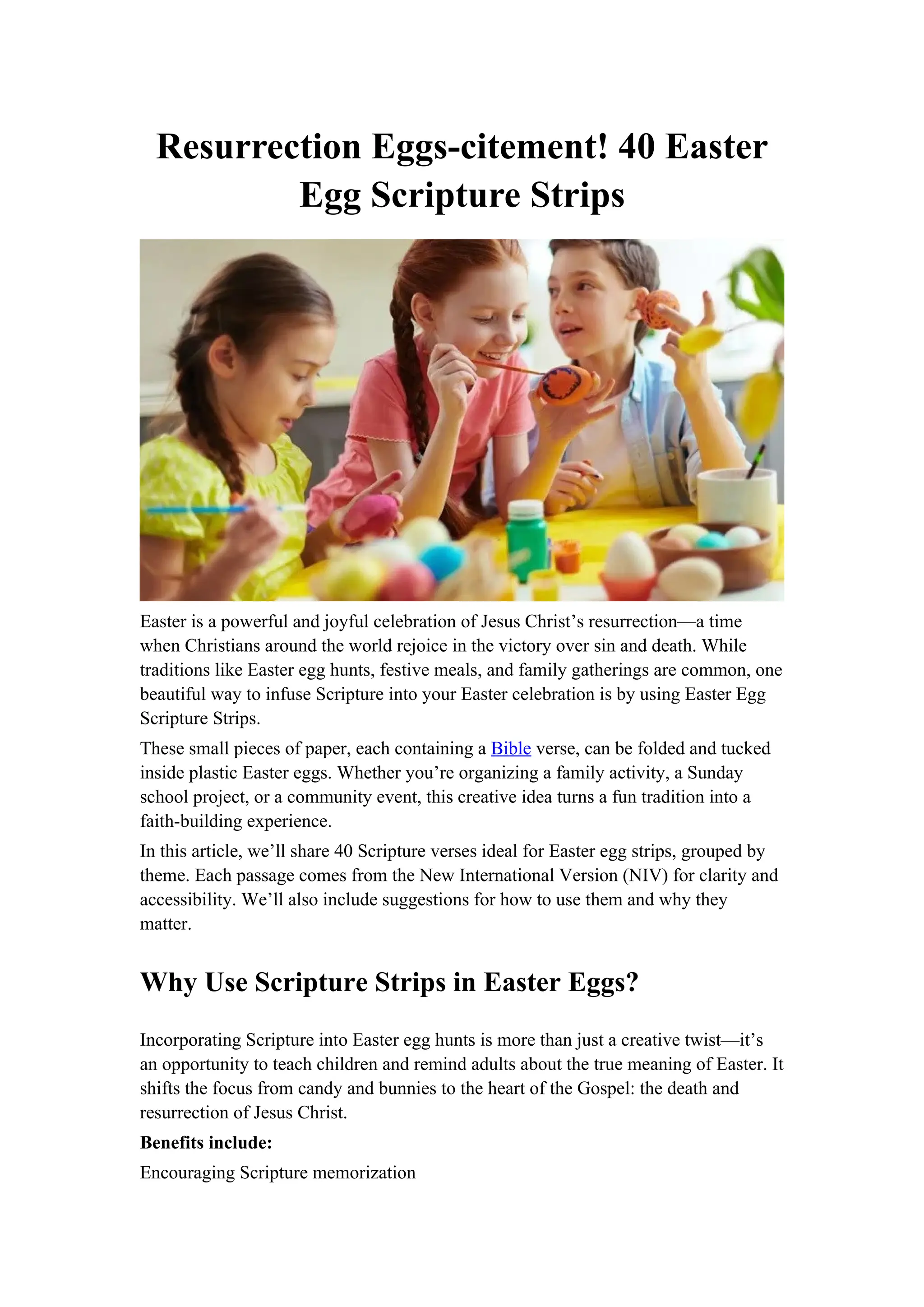 Resurrection Eggs-citement! 40 Easter Egg Scripture Strips.docx