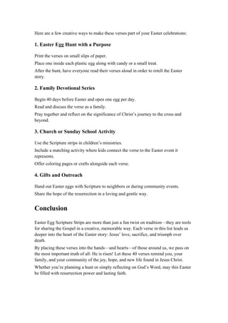 Resurrection Eggs-citement! 40 Easter Egg Scripture Strips.docx