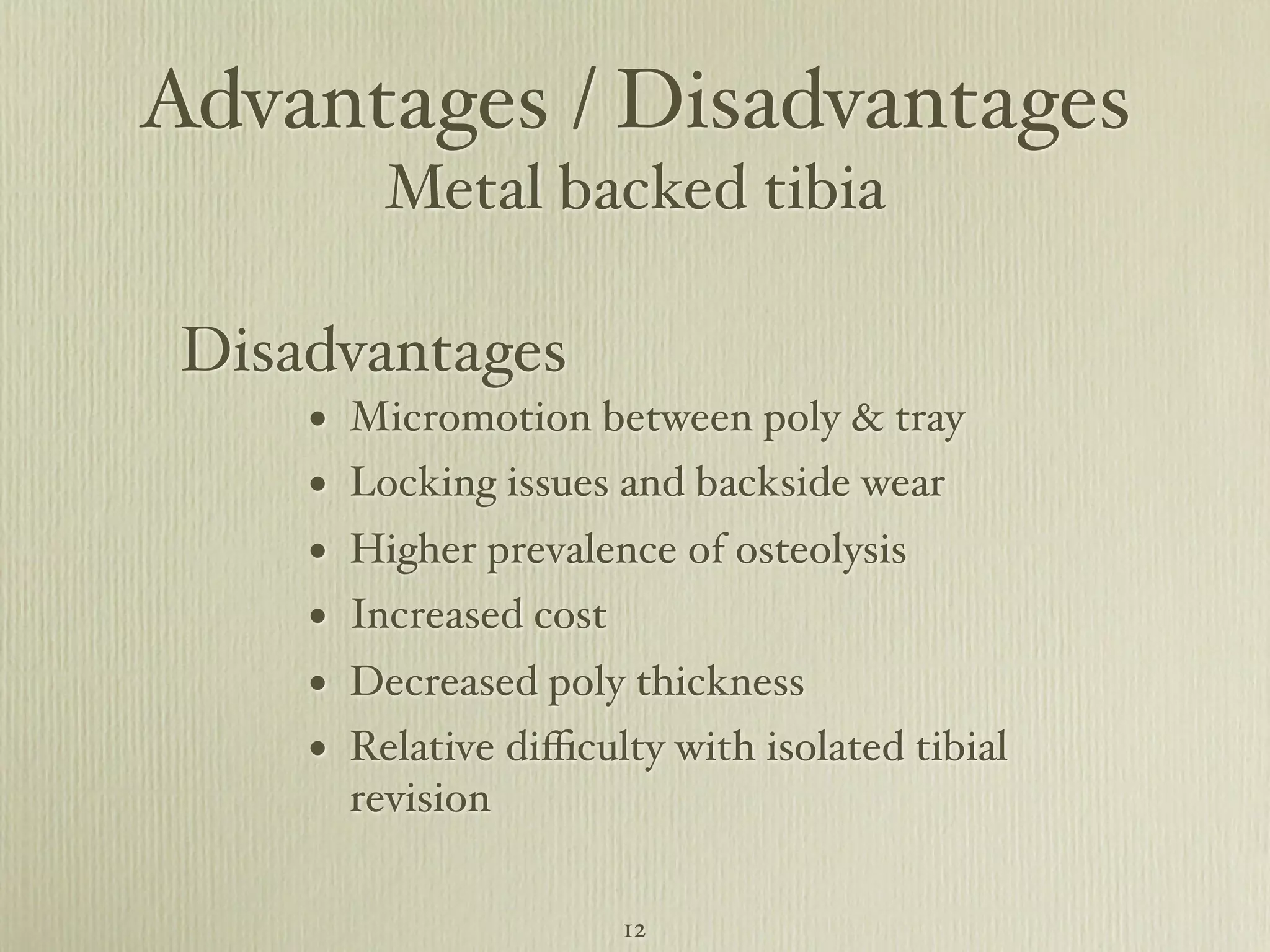 Resurrection of all poly tibia | PDF