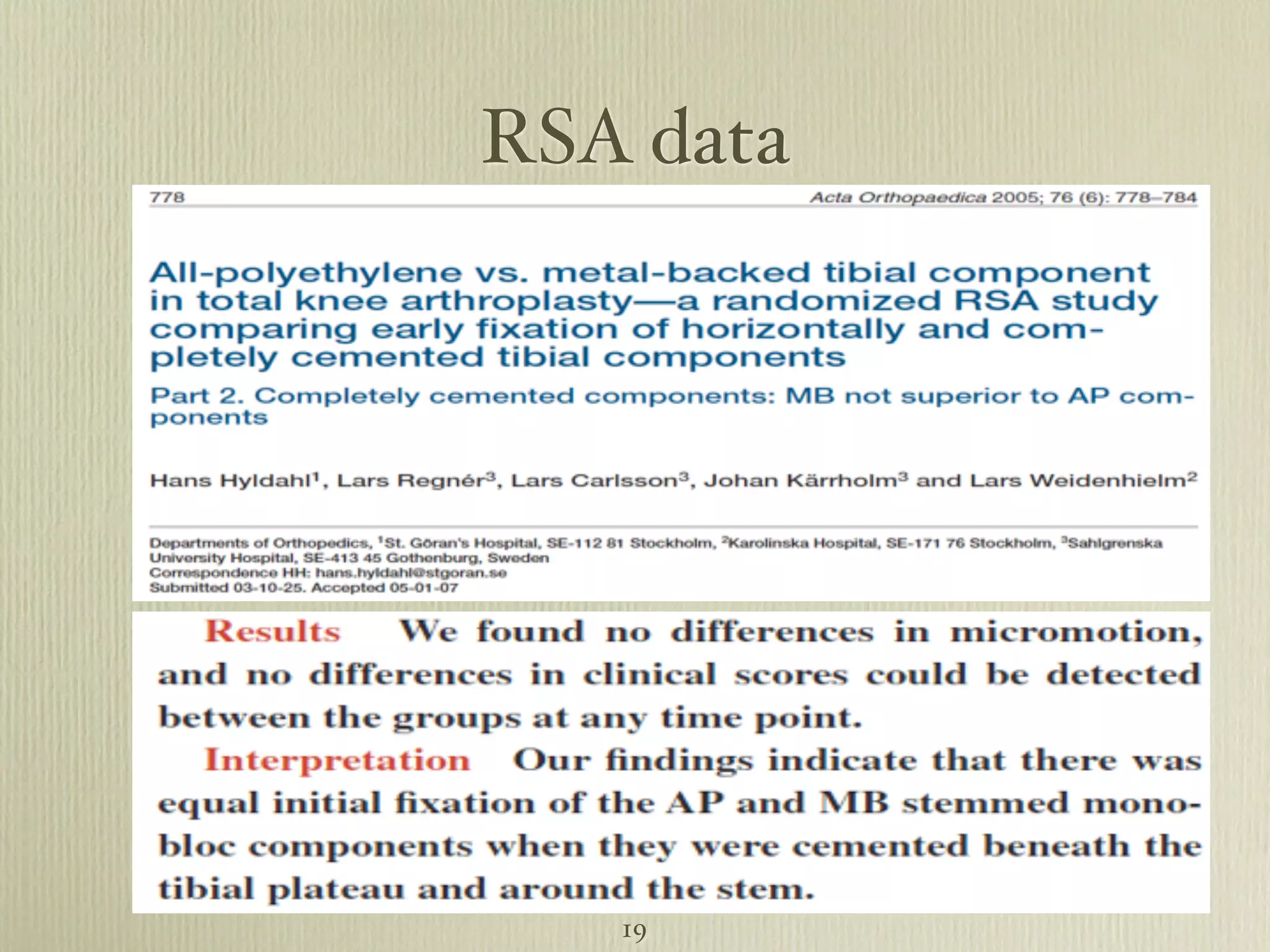 Resurrection of all poly tibia | PDF