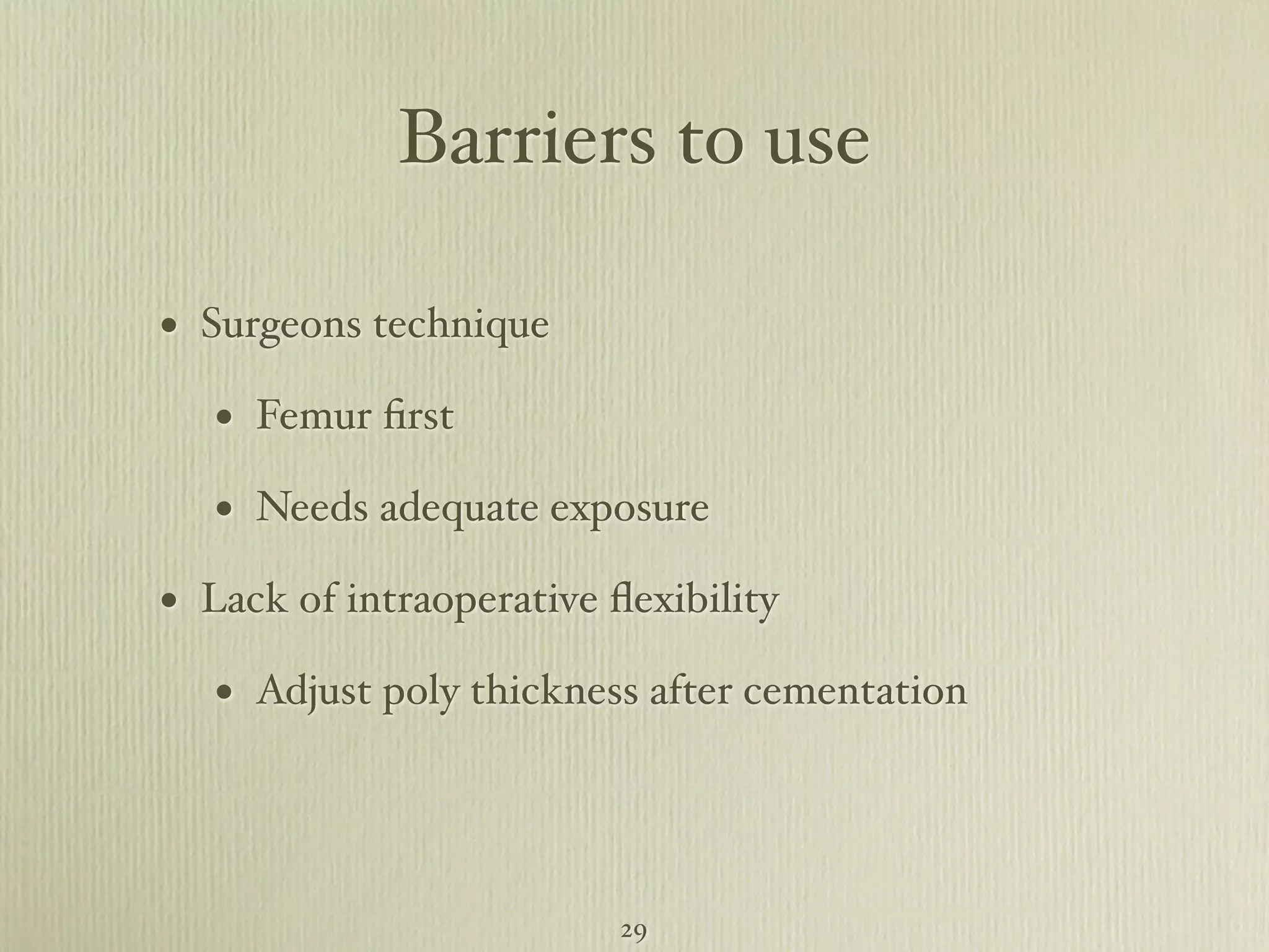 Resurrection of all poly tibia | PDF