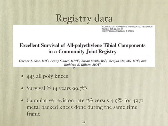 Resurrection of all poly tibia | PPT