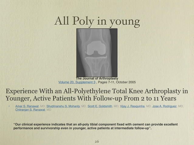 Resurrection of all poly tibia | PPT