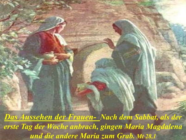 Resurrection of jesus christ (german)