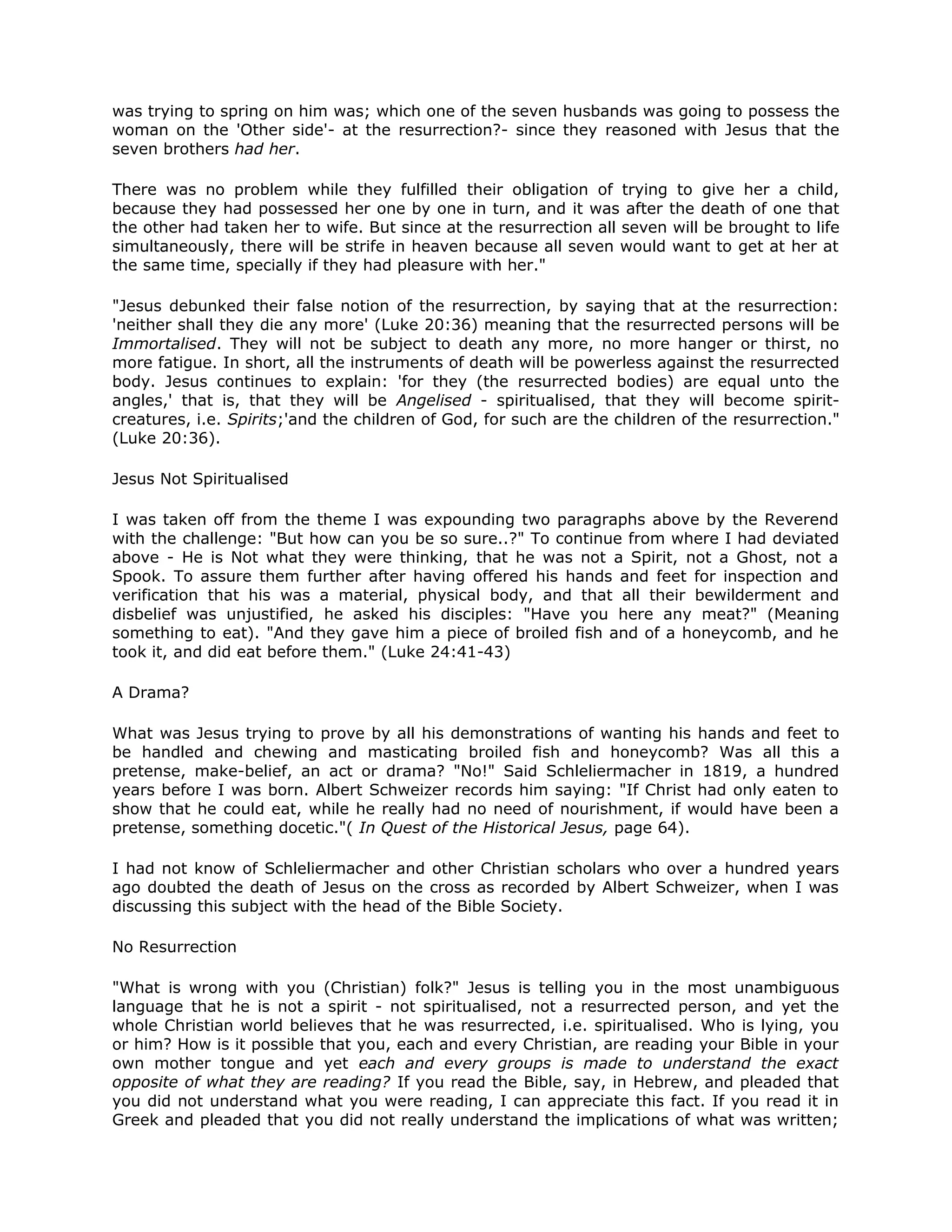 Resurrection or resuscitation | DOC