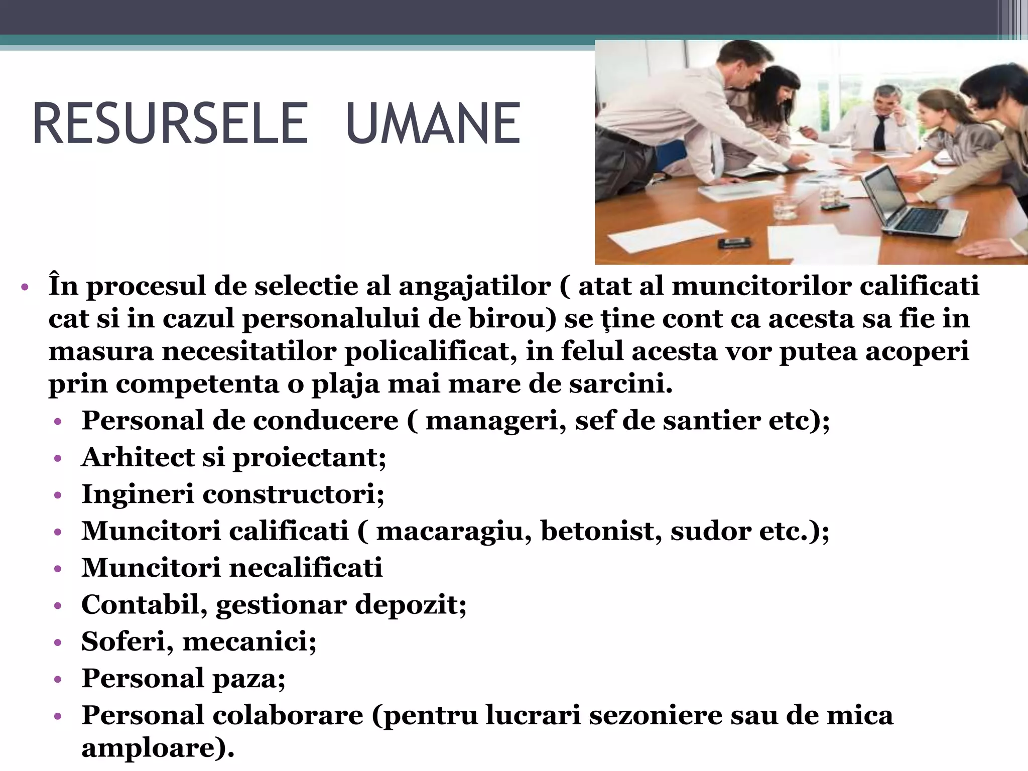 Resurse necesare derularii unei afaceri | PPT