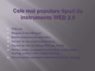 Resurse web educationale | PPT