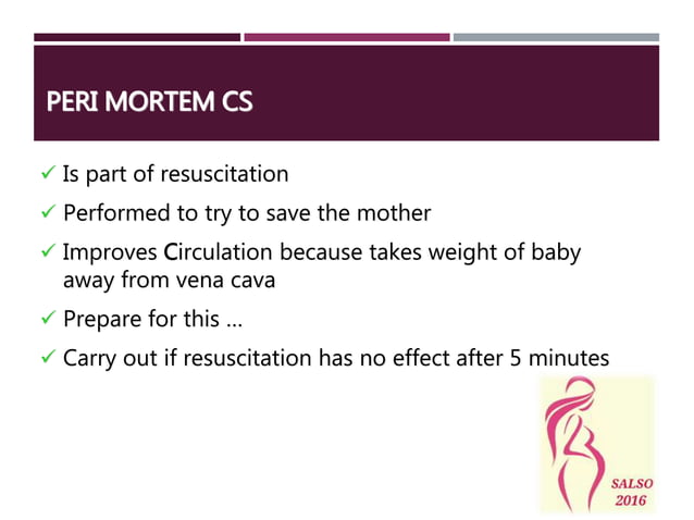 Maternal resuscitation | PPTX