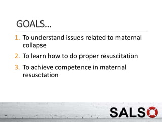 Maternal Resuscitation 2018 | PPTX
