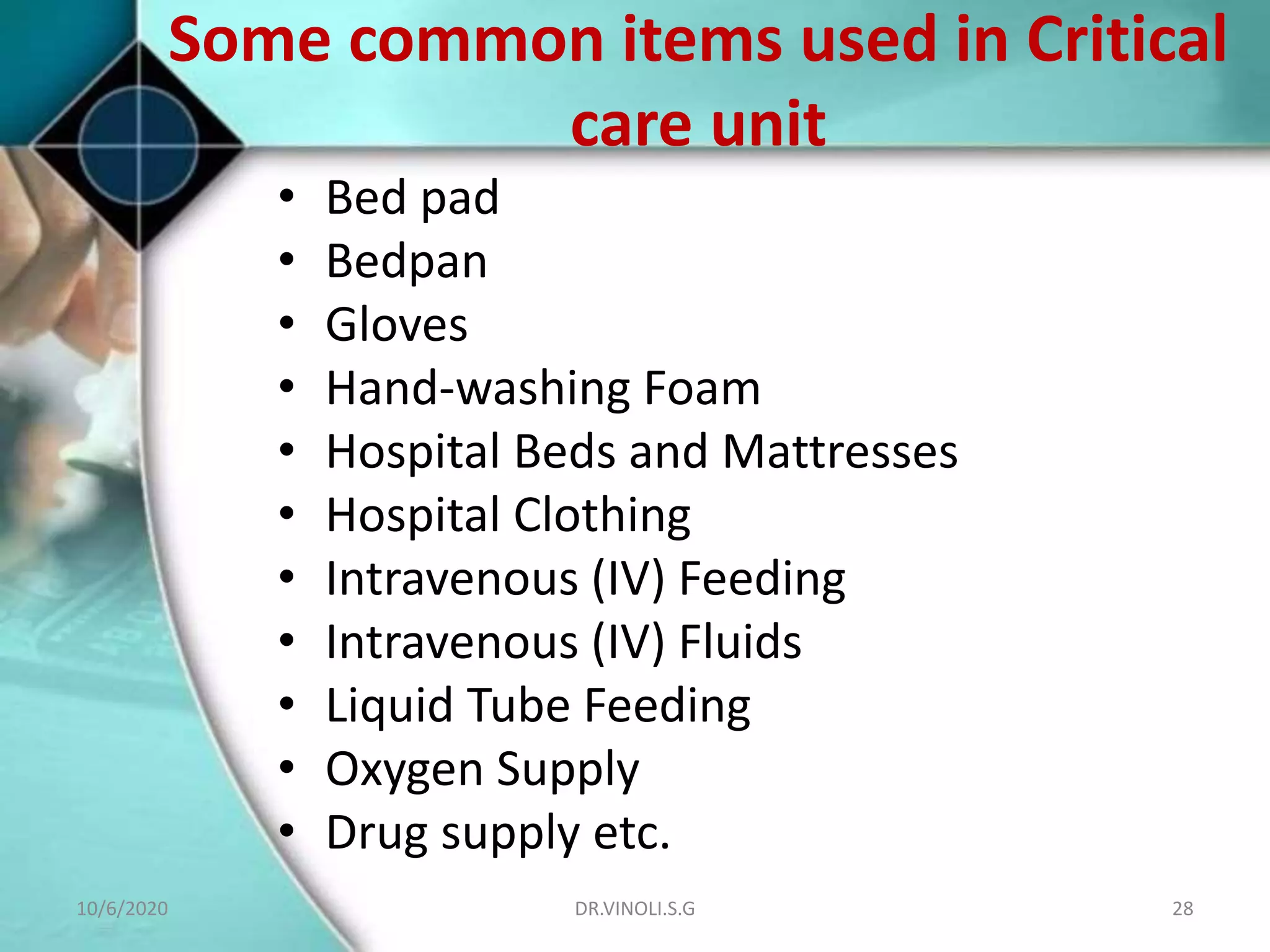 Resusciation equipments in icu | PPTX