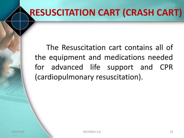 Resusciation equipments in icu | PPTX