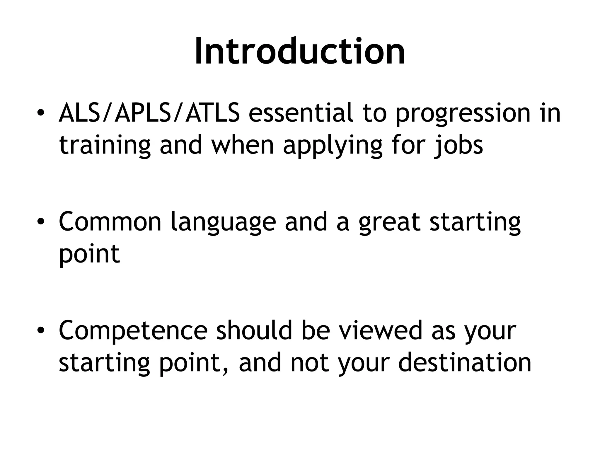 Resuscitation, ALS/APLS/ATLS are just the beginning.... | PPTX