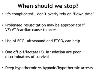 Resuscitation, ALS/APLS/ATLS are just the beginning.... | PPT