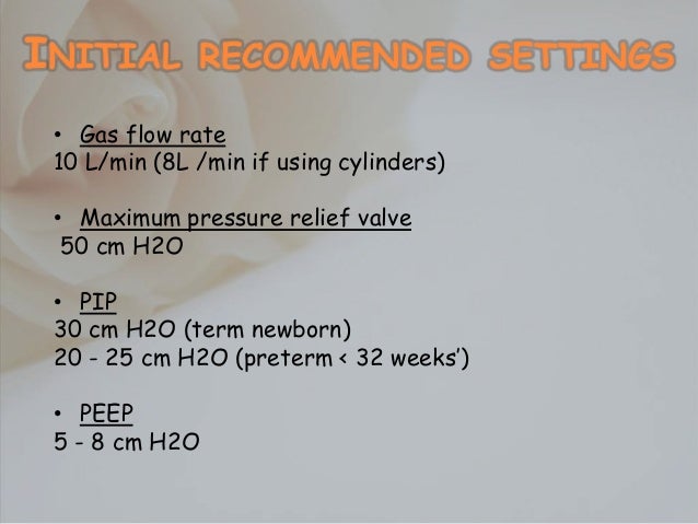 Different breathing techniques for resuscitation for neonates