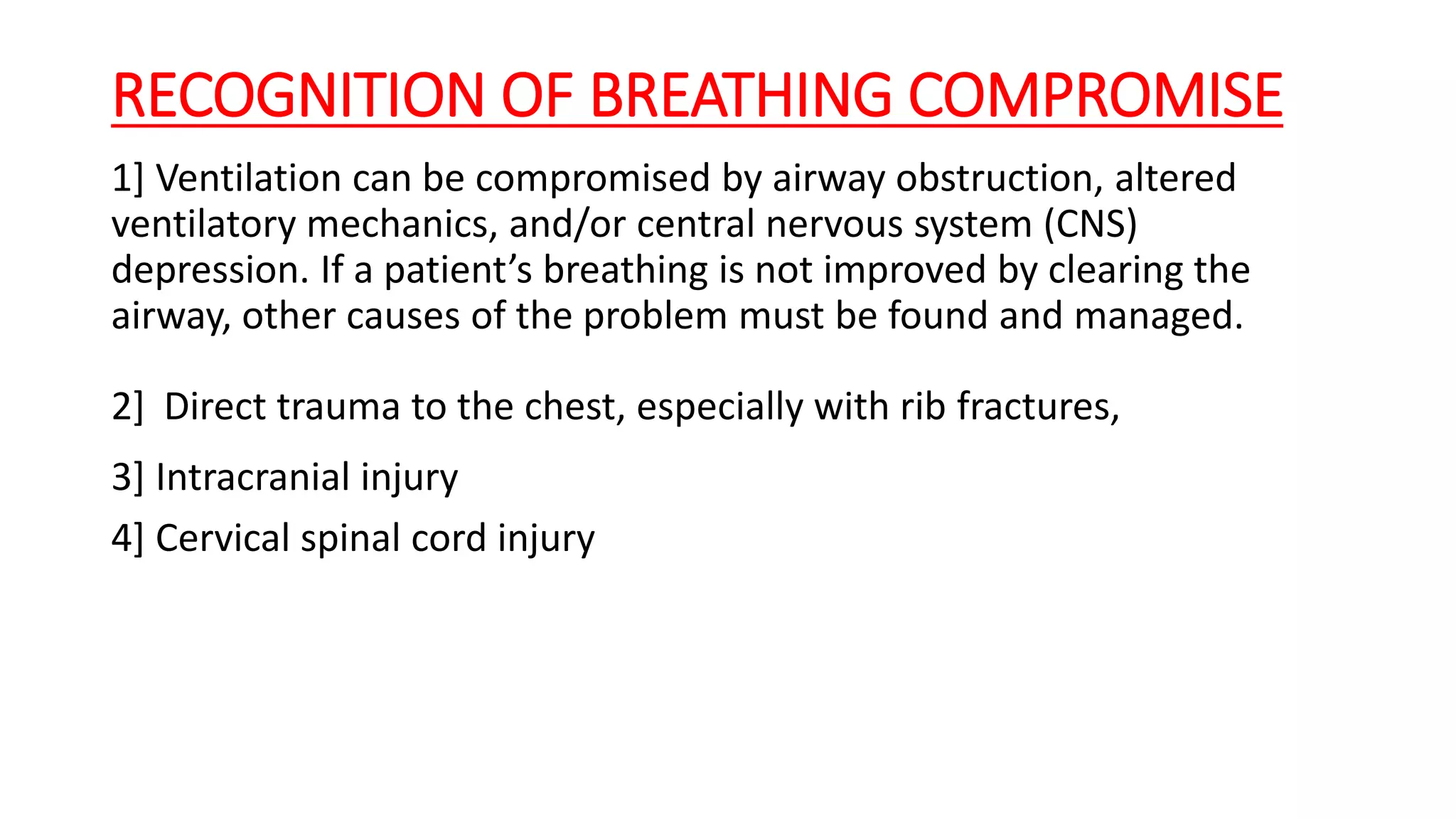 Resuscitation and transportation of trauma patients | PPTX