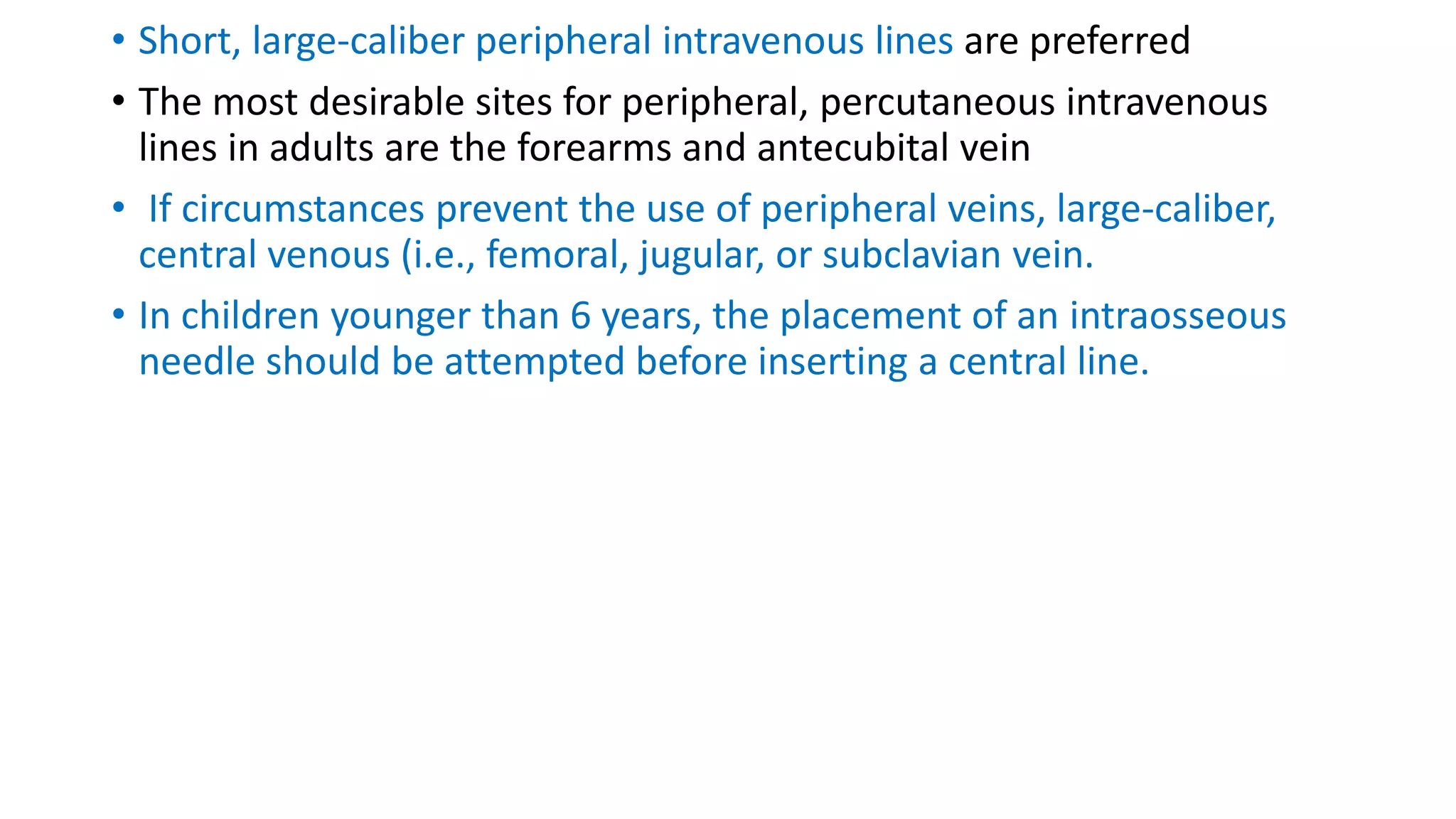 Resuscitation and transportation of trauma patients | PPTX