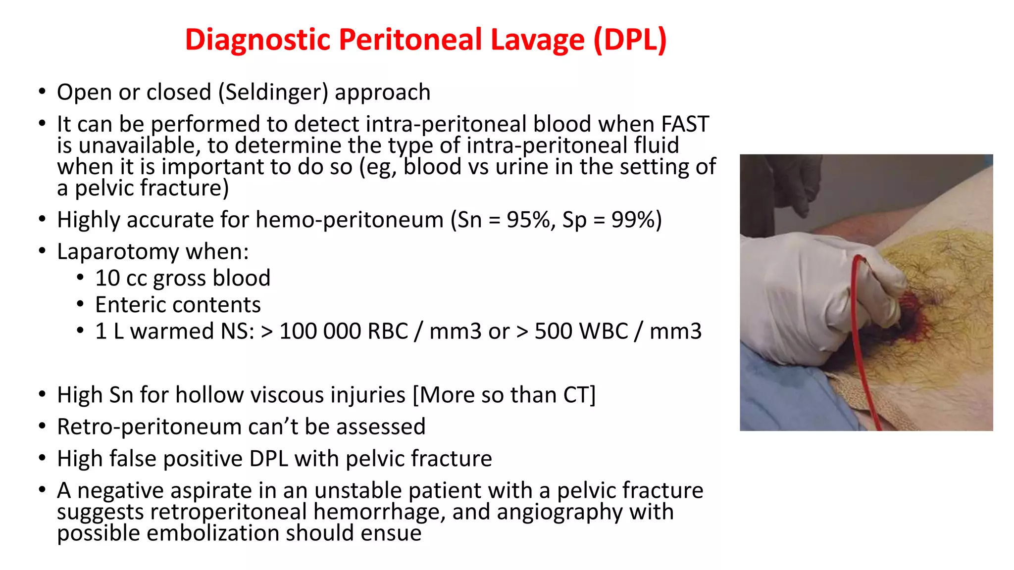 Resuscitation and transportation of trauma patients | PPTX
