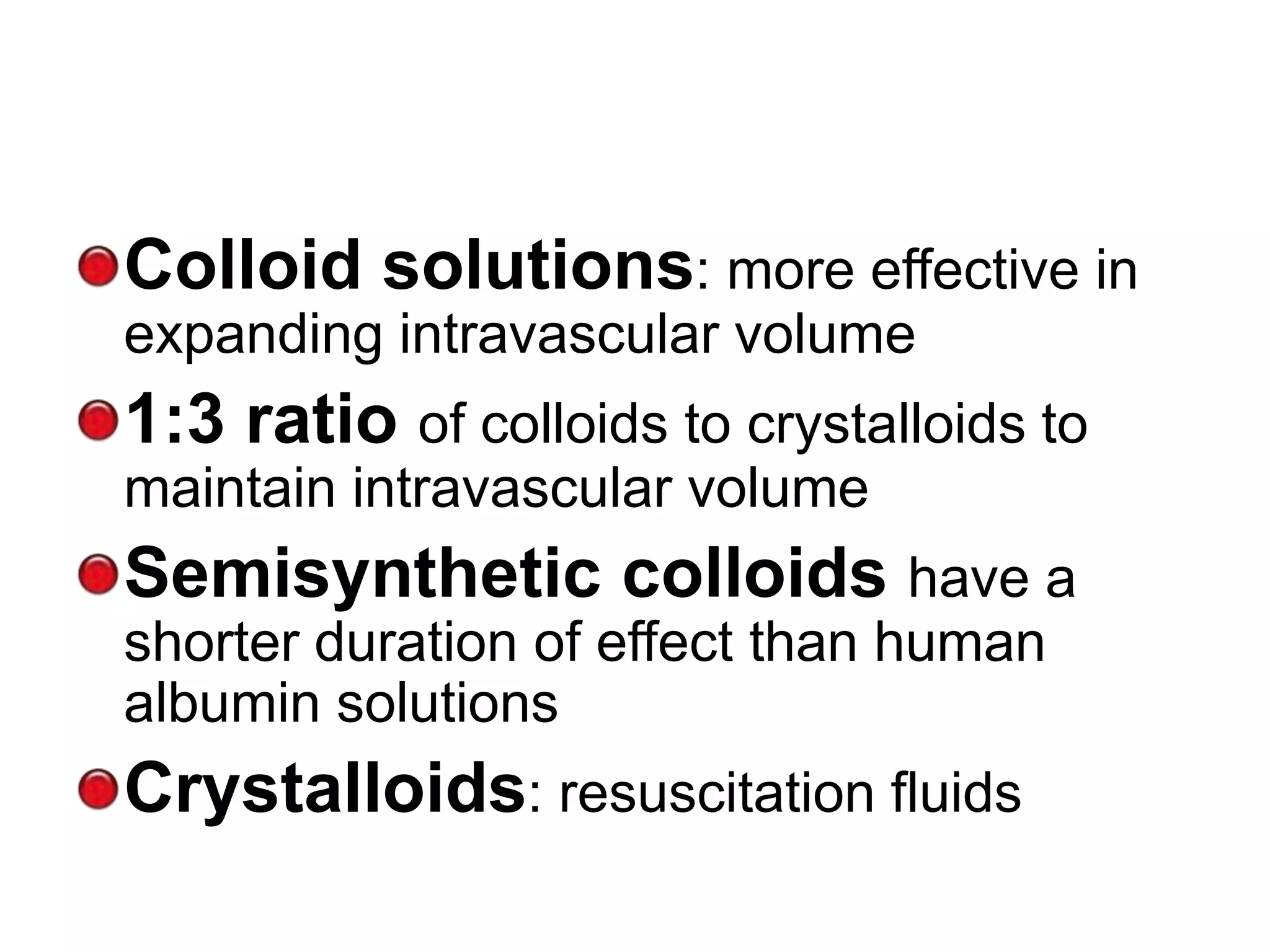Resuscitation Fluids | PPTX