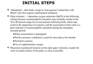 Resuscitation of the newborn | PPT