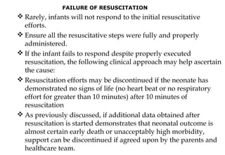 Resuscitation of the newborn | PPT