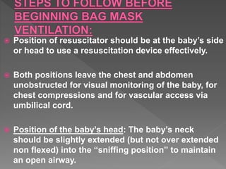 Resuscitation of the newborn | PPT