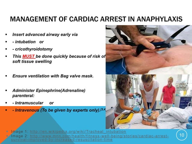Resuscitation techniques in anaphylaxis | PPTX