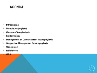 Resuscitation techniques in anaphylaxis | PPTX