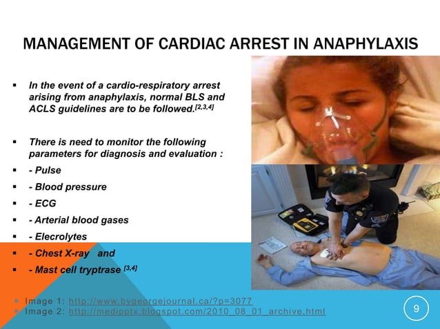 Resuscitation techniques in anaphylaxis | PPT