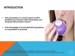 Resuscitation techniques in asthma | PPT