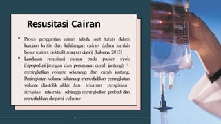 RESUSITASI CAIRAN PADA PASIEN GAWAT DARURAT.pptx