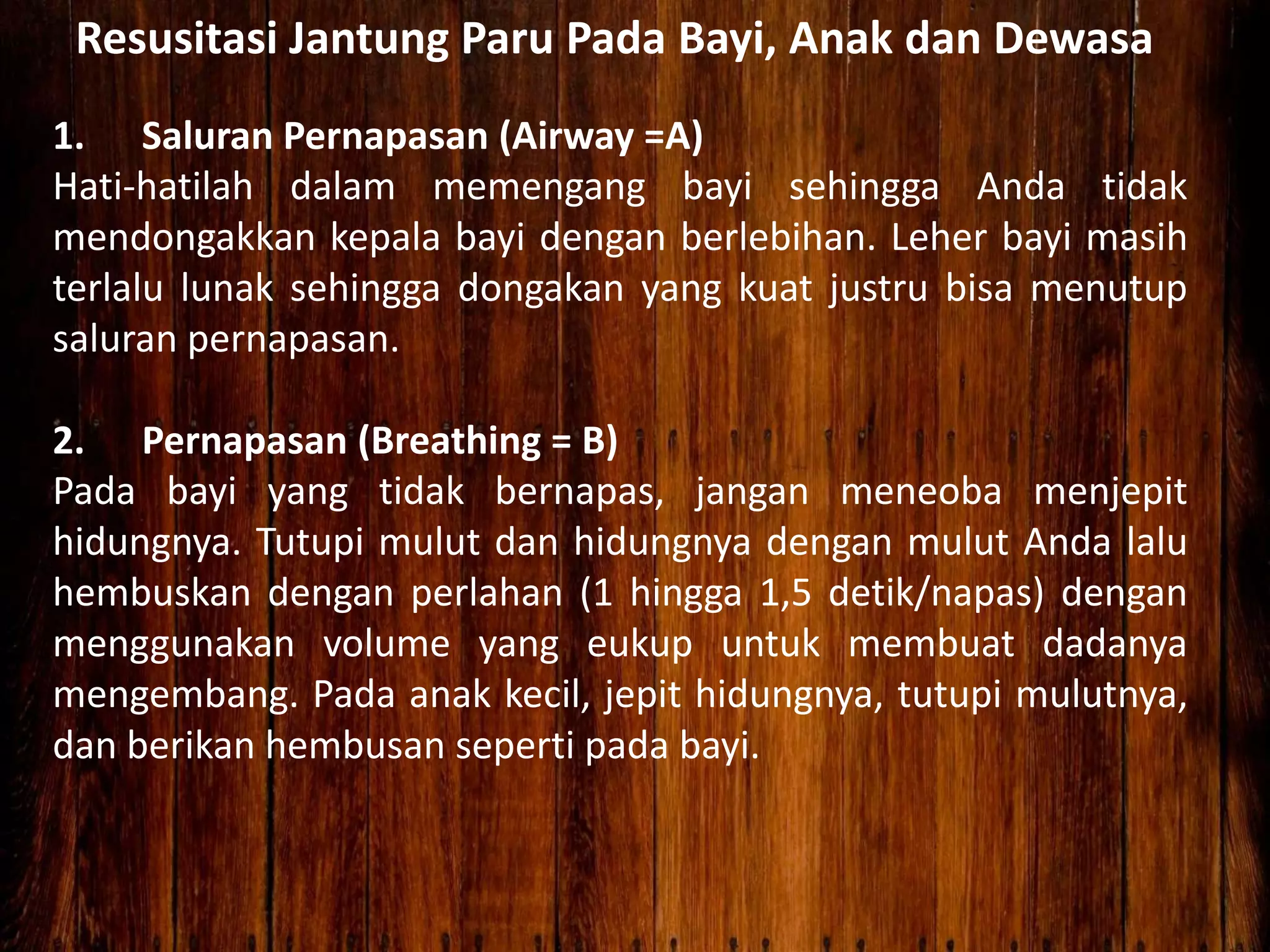 Resusitasi jantung paru | PPTX