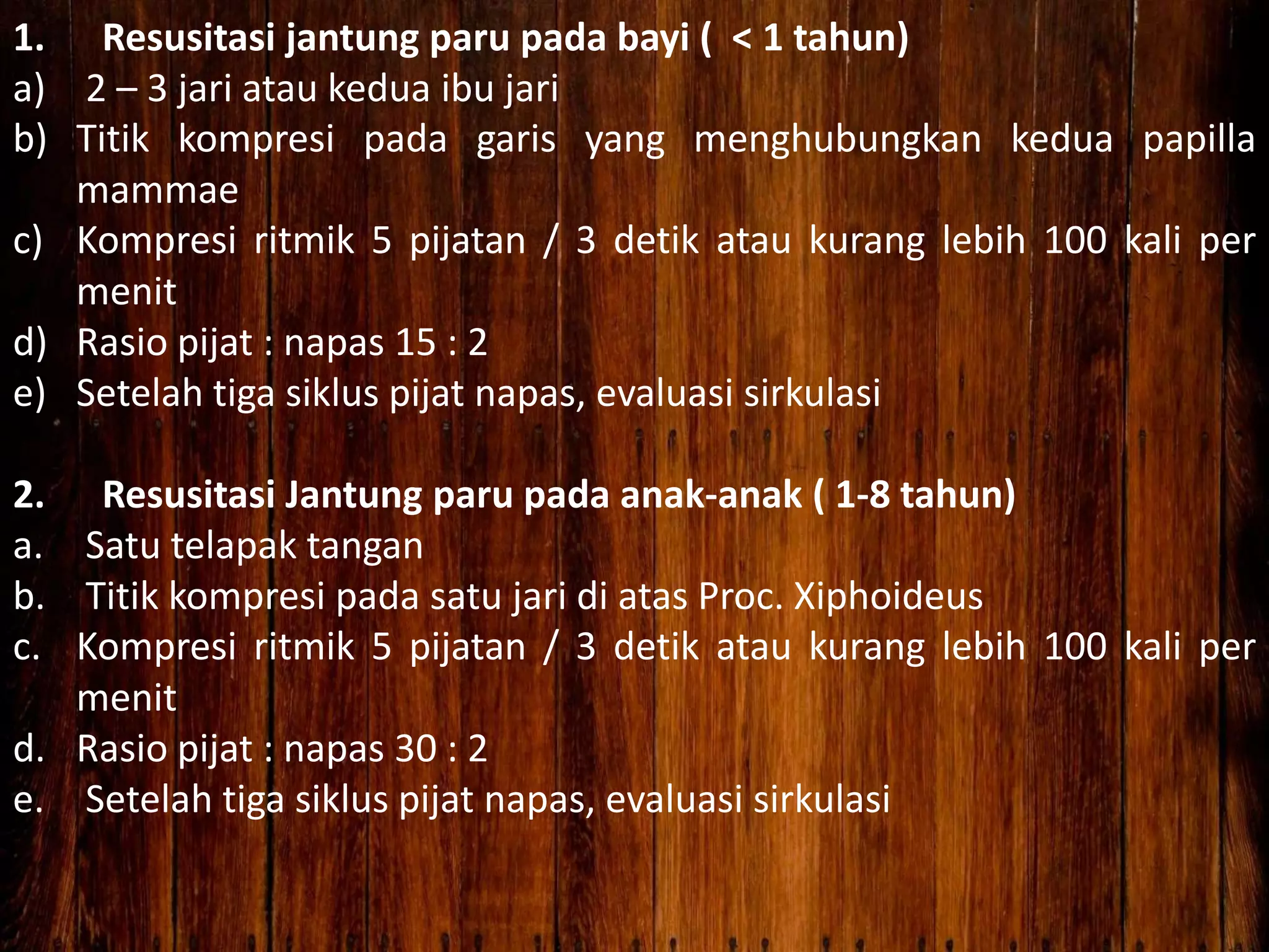 Resusitasi jantung paru | PPTX