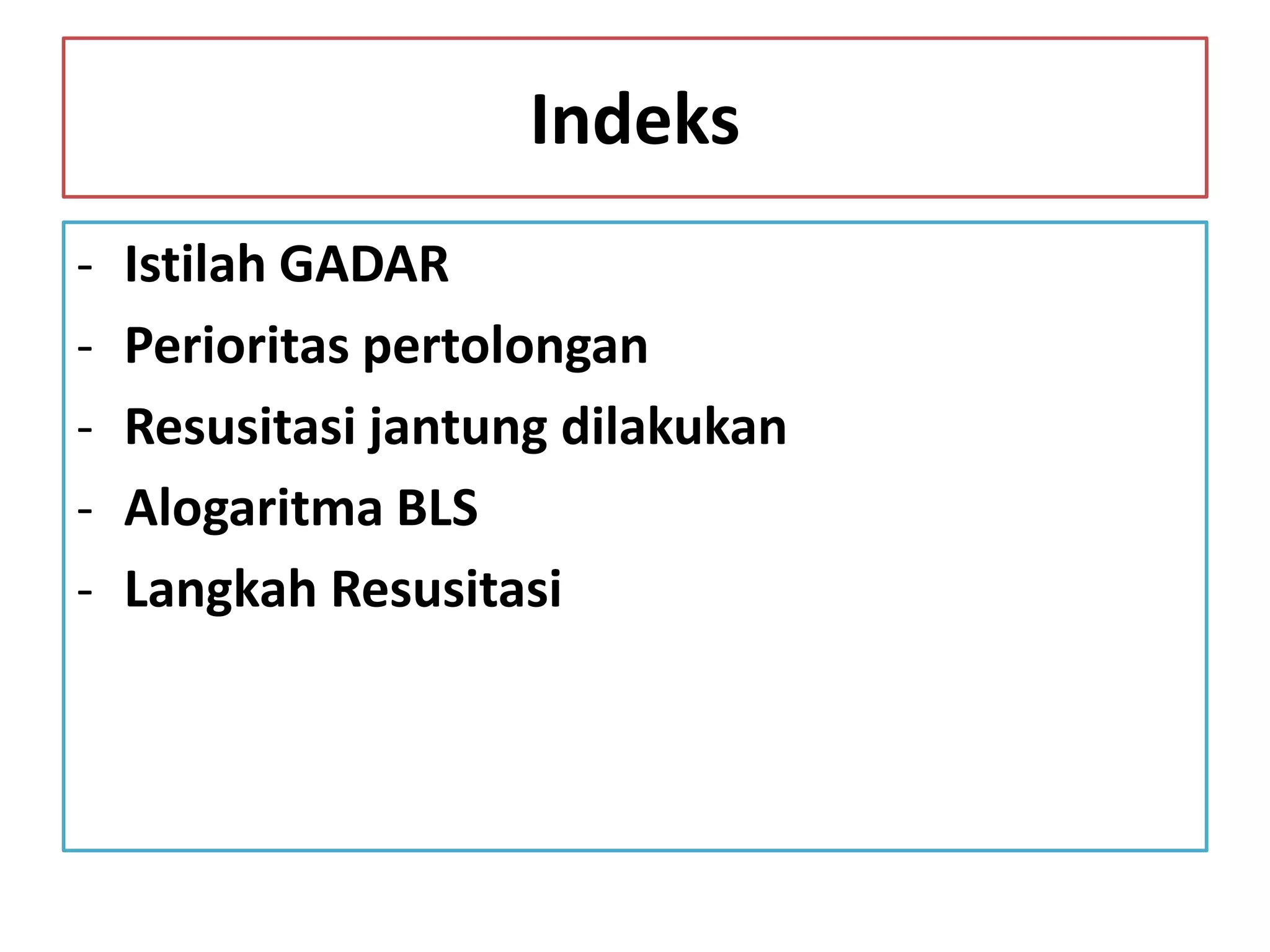Resusitasi jantung paru otak | PPTX
