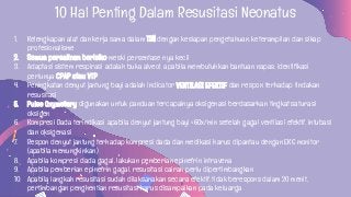 Resusitasi Neonatus & APGAR dr. Yoris.pptx