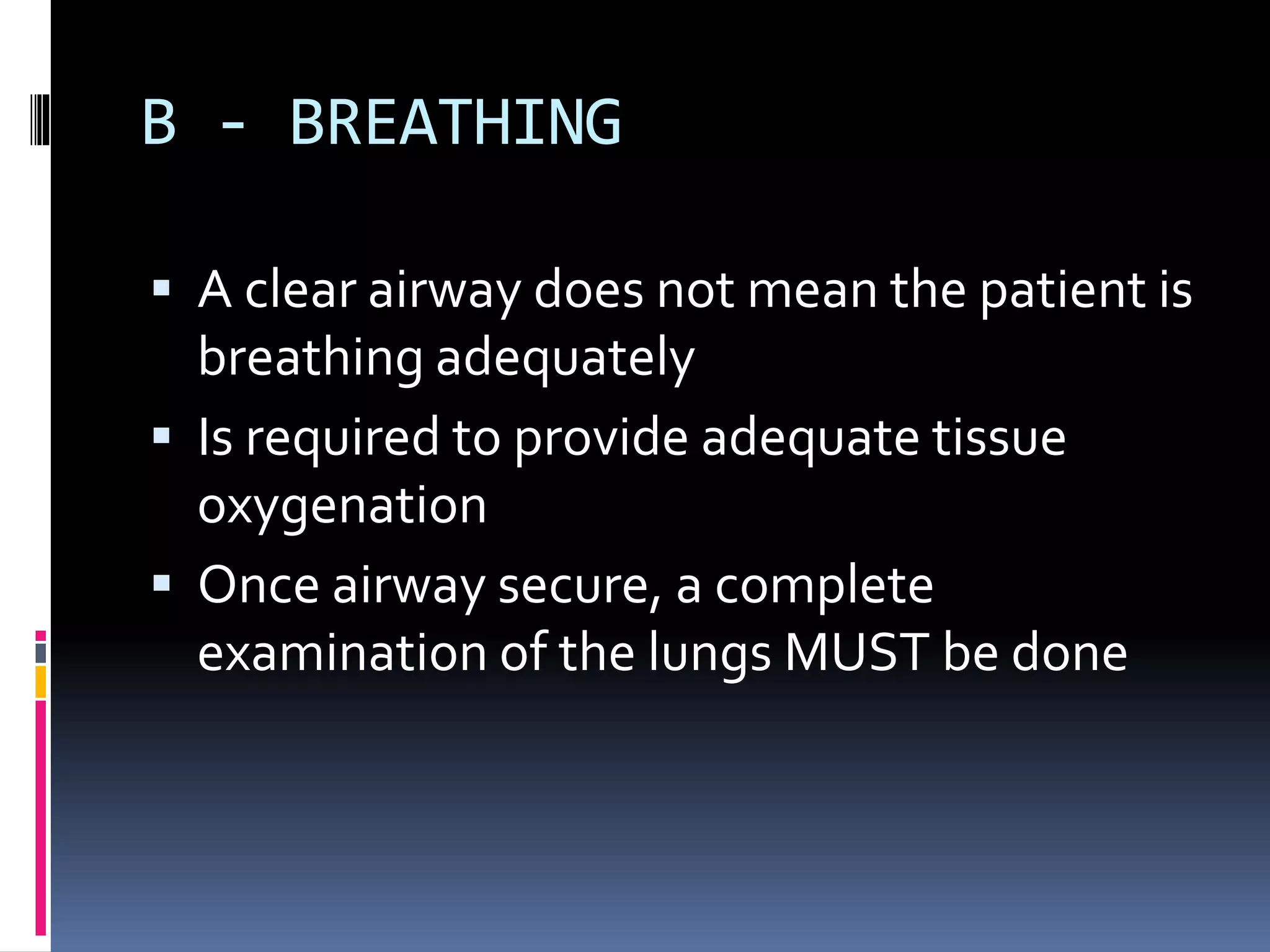 Resus & primary mx of trauma | PPT