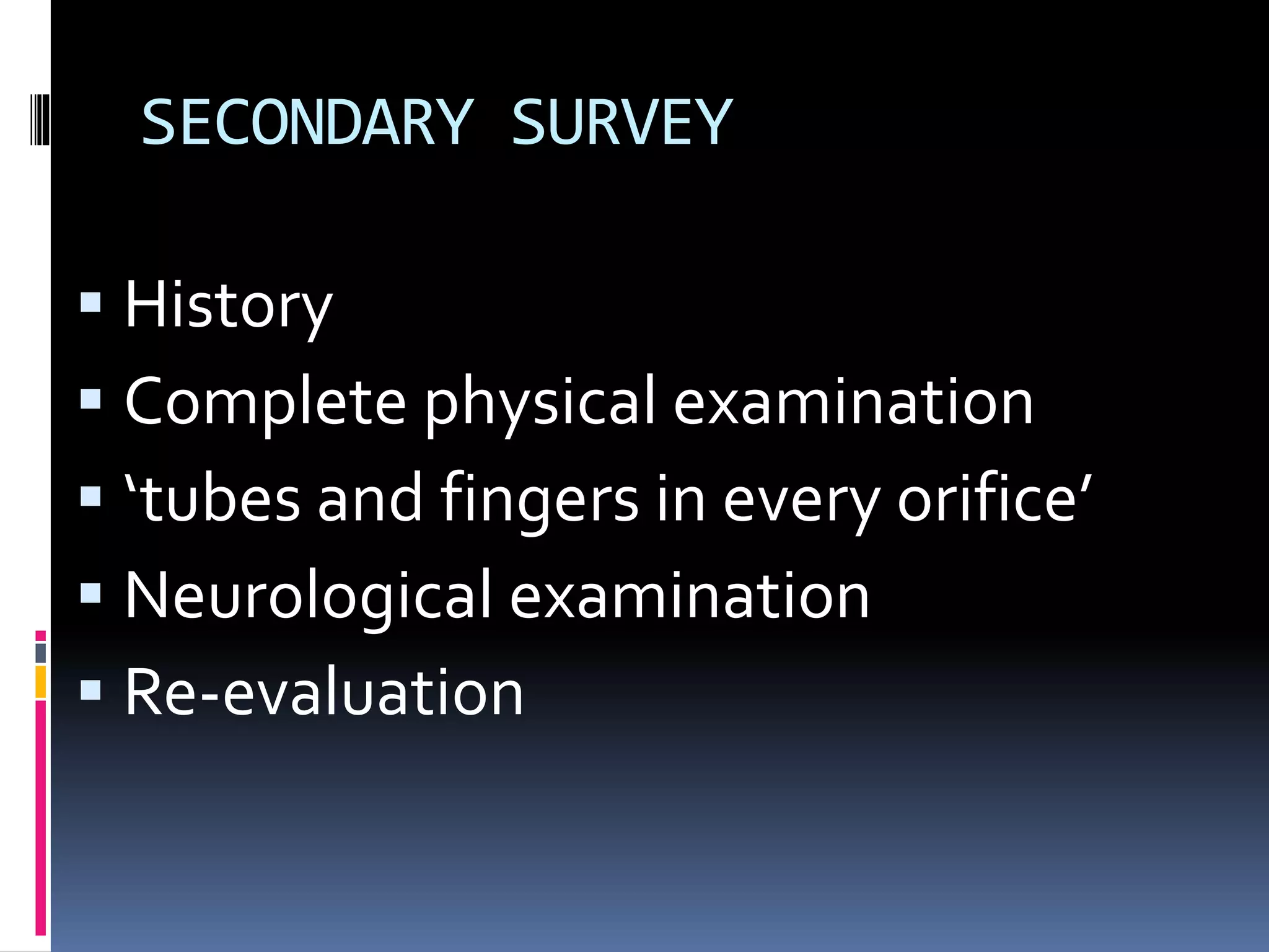 Resus & primary mx of trauma | PPT