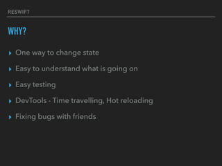 ReSwift CocoaHeads Tricity | PPT