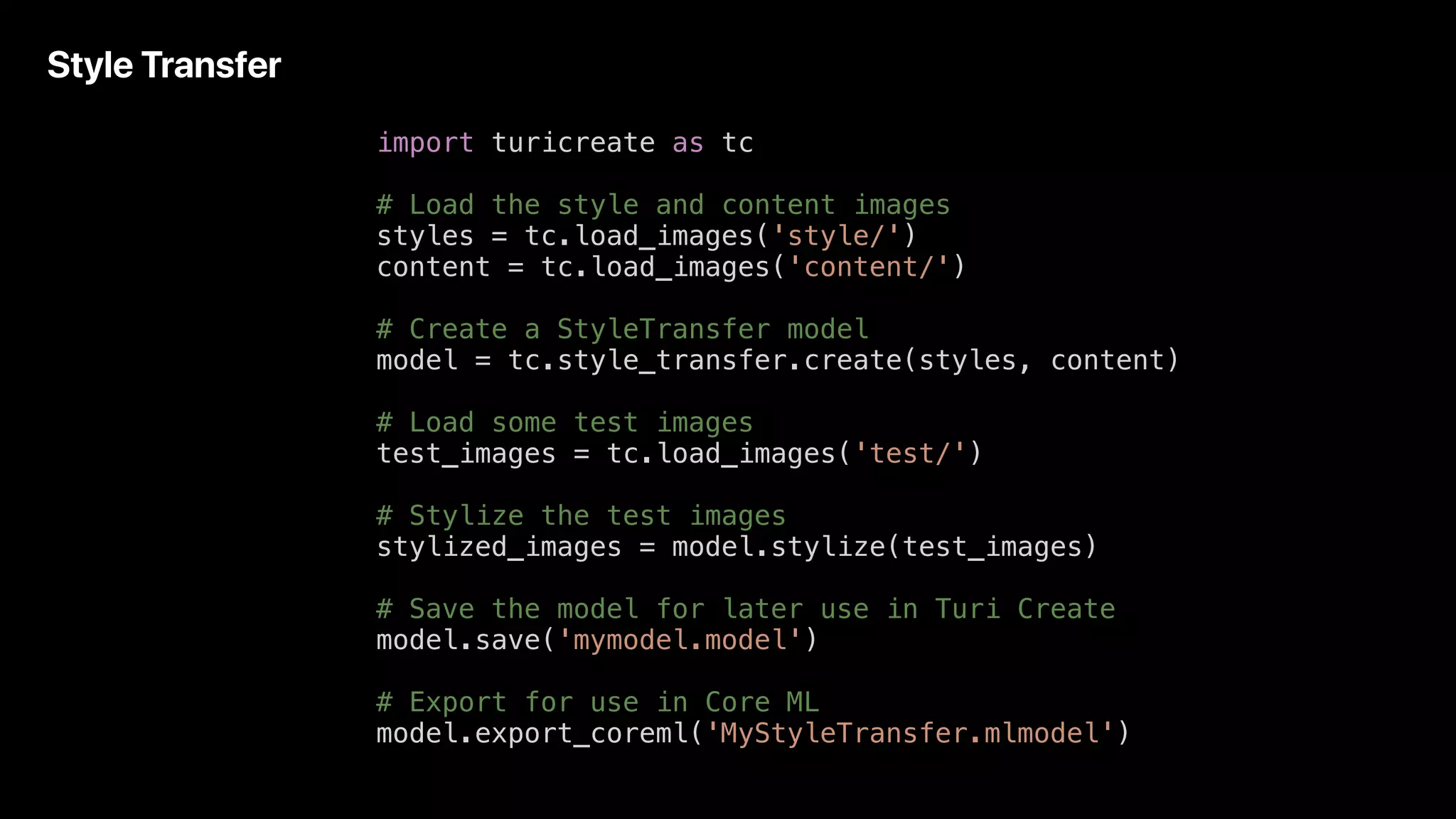 ReSwift & Machine Learning | PPT