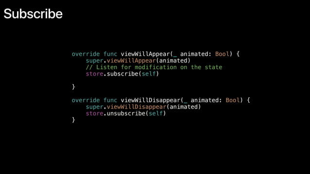 ReSwift & Machine Learning | PPT