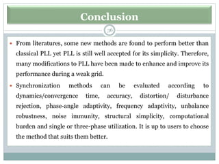 Resynchronisation or reconnection or transition of microgrid with the ...