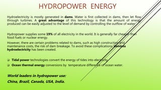 Application of Renewable Energy Resources | PPTX